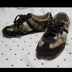 Coach | Shoes | Brown Low Top Coach Sneakers | Poshmark
